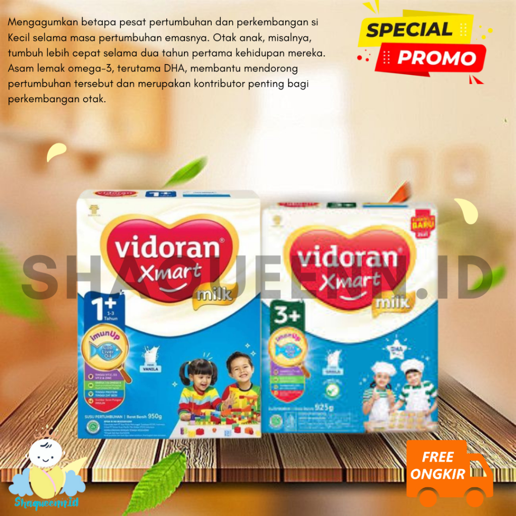 Jual Vidoran smart 1+ 700gram kemasan baru susu formula UP imun 1 ...