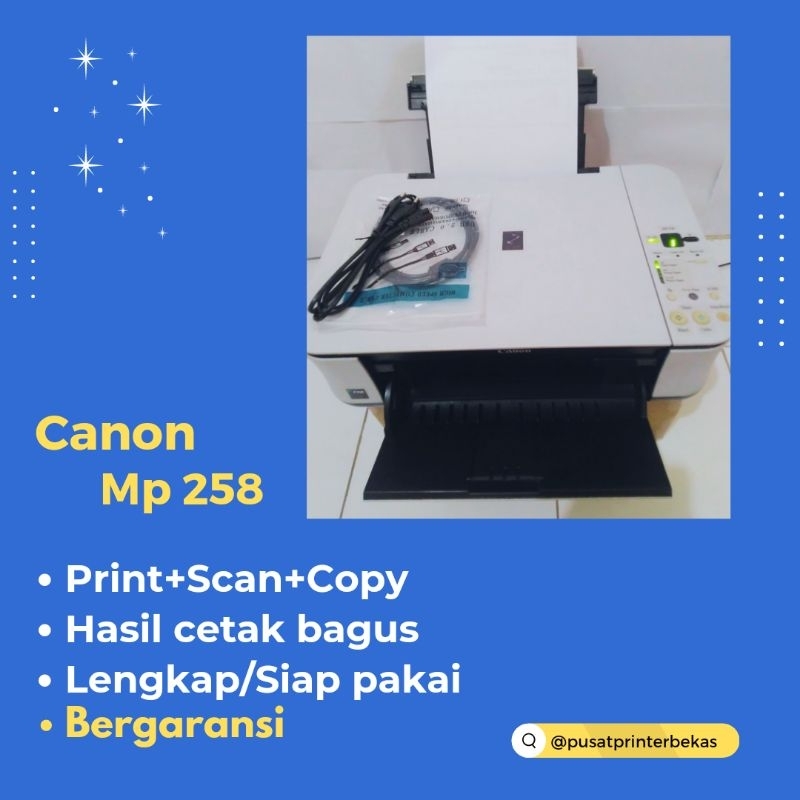 Jual canon Mp 258 (printer+scan+foto copy) | Shopee Indonesia