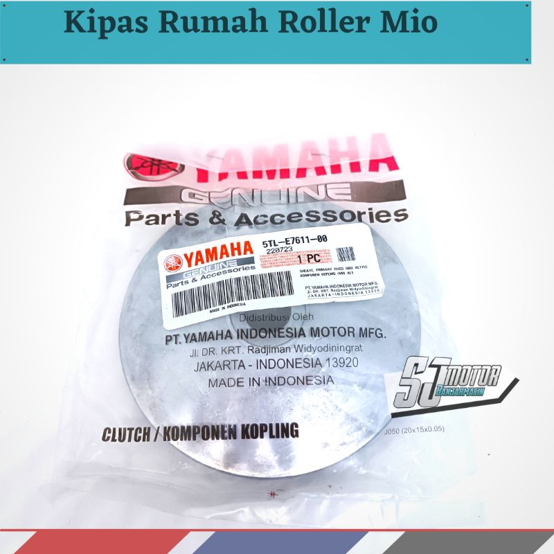 Jual Kipas Rumah Roller Original Yamaha Mio Smile Sporty Soul Fino Karbu 5TL-E7611-00 | Shopee ...