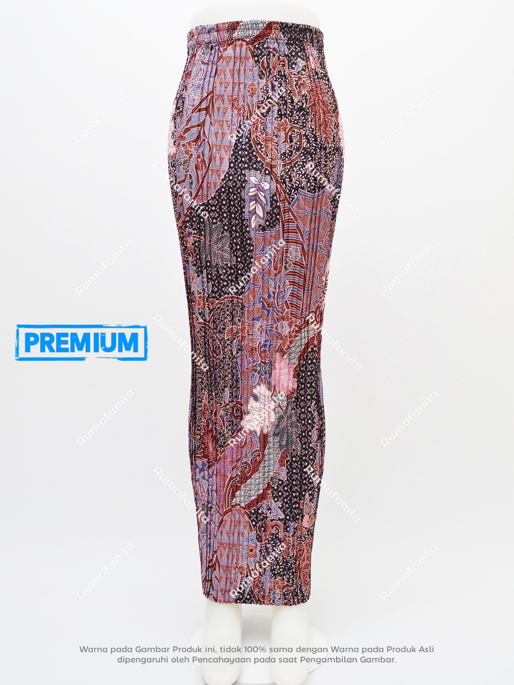 Jual Rok Plisket Batik Premium Bawahan Kebaya Wisuda Modern Span Wiru Jumbo Pakaian Tradisional ...