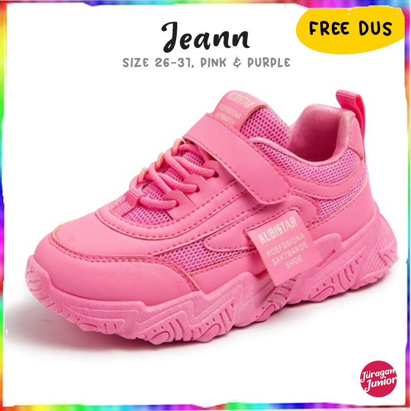 Jual Juragan Junior [COD] Sepatu JEANN Sneakers Import Anak Perempuan ...