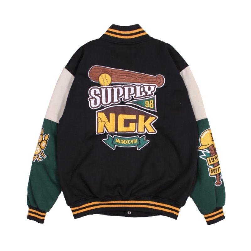 Jual Jaket Varsity Premium Distro Sanshiki Pria dan Wanita | Shopee ...