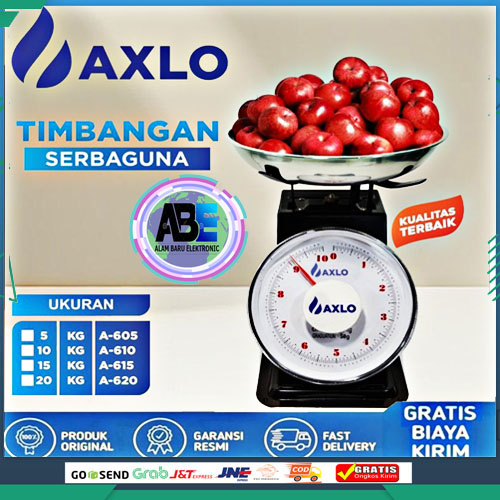 Jual TIMBANGAN MANUAL / Timbangan Analog AXLO Jarum Buah Sayur Dapur Barang 5kg 10kg 15kg 20kg ...