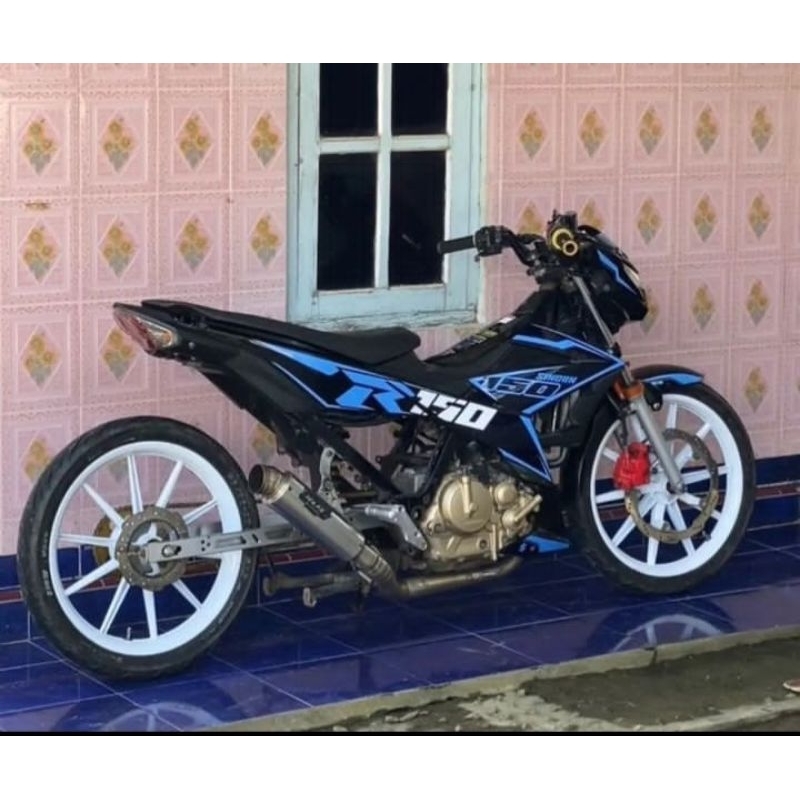 Jual sticker striping satria FU FI variasi transparan maxdecall bisa ...