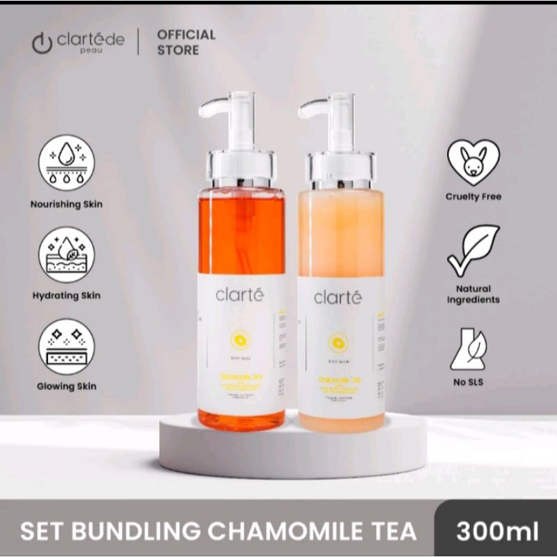 Jual CLARTE SKIN BODY SERUM DAN BODY WASH | Shopee Indonesia