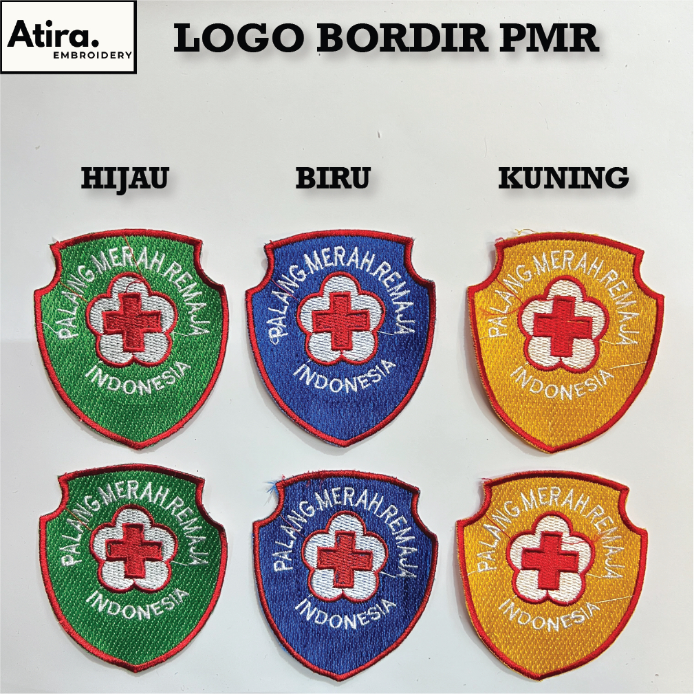 Jual LOGO BORDIR PMR MULA MADYA WIRA - HIJAU BIRU KUNING | Shopee Indonesia