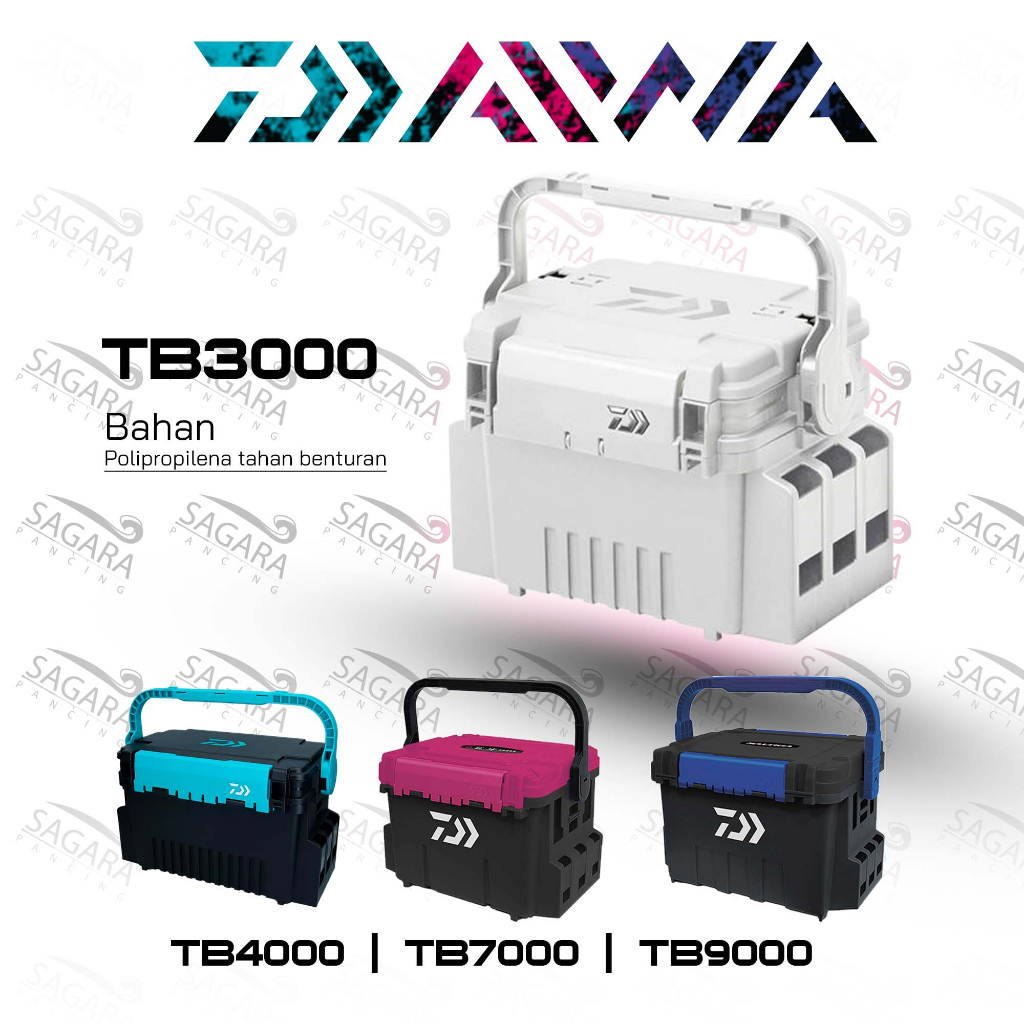 Jual Box Pancing Box Daiwa TB 3000 | 4000 | 4500 | 5000 | 7000 | 9000 ...