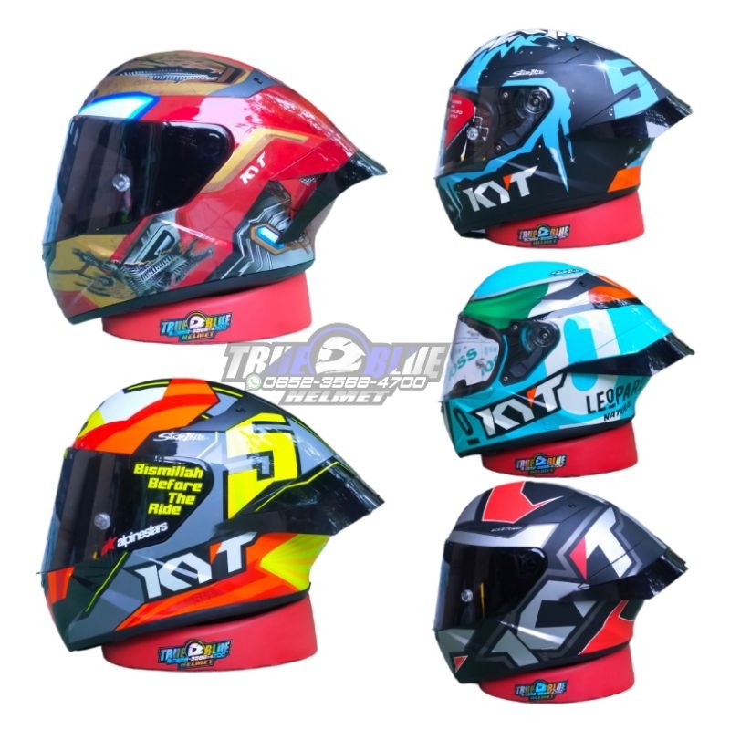 Jual Helm KYT TTC / TT Course Paket Ganteng (Second) | Shopee Indonesia