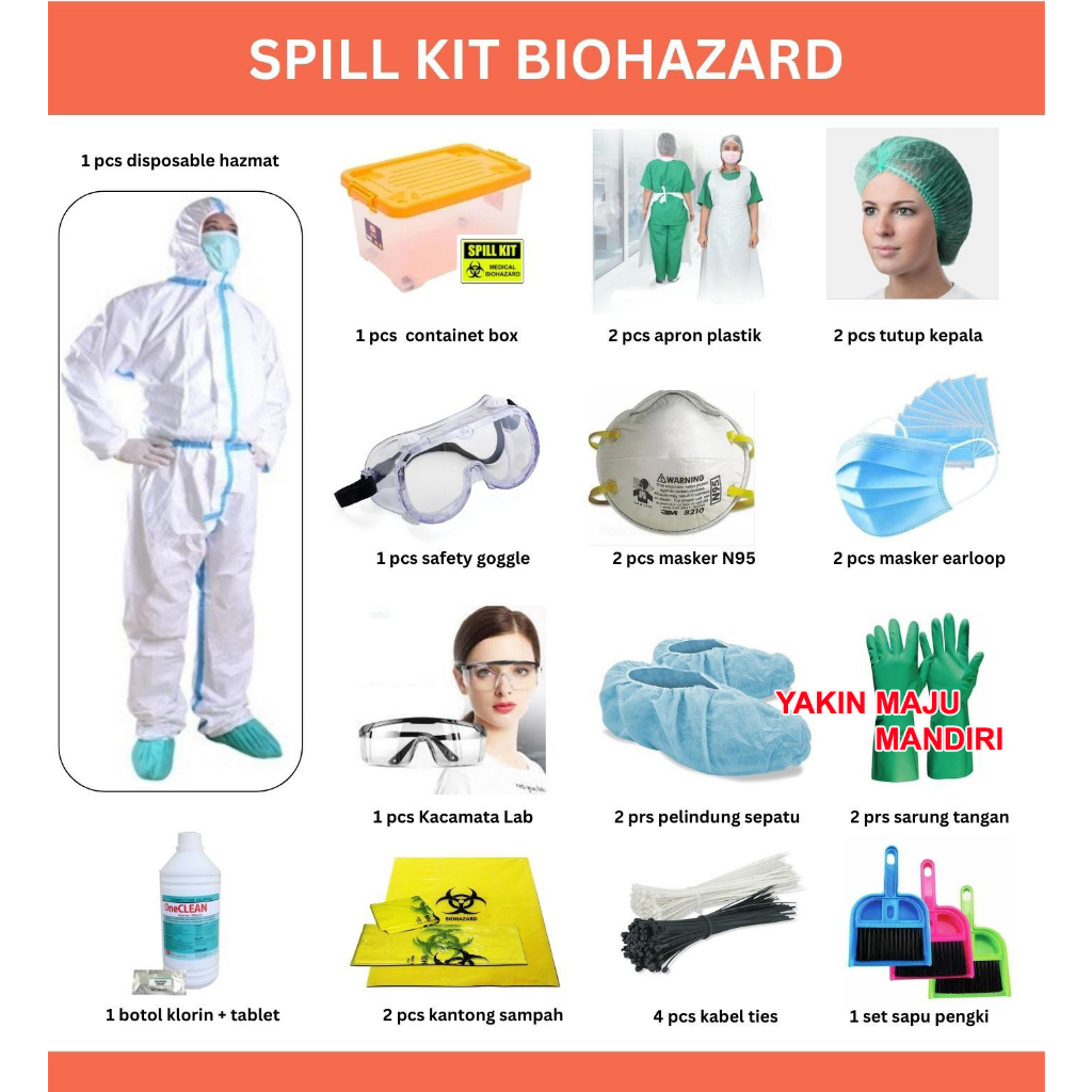 Jual Spill Kit Medical Response Kit Limbah B3 Infeksius Rumah Sakit ...