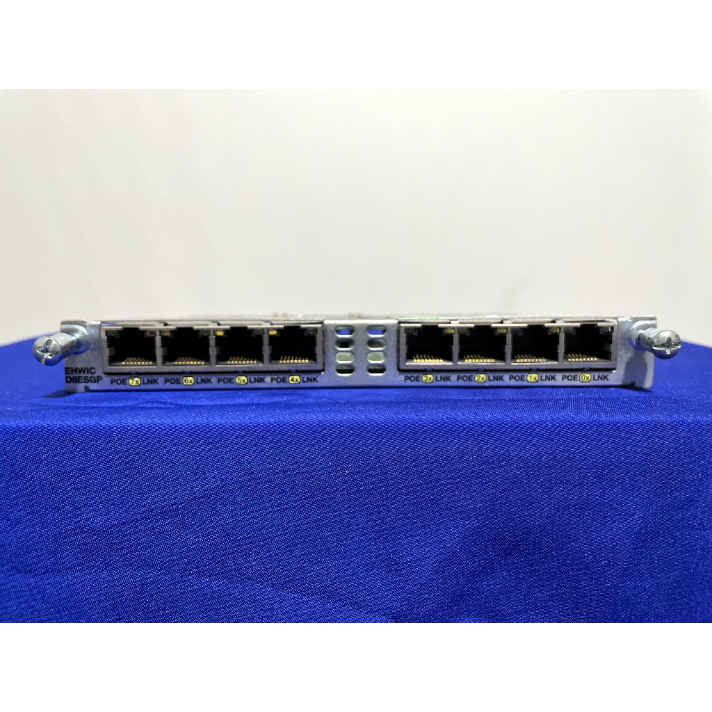 Jual cisco module ehwic module d8esgp 8 port gigabit poe | Shopee Indonesia
