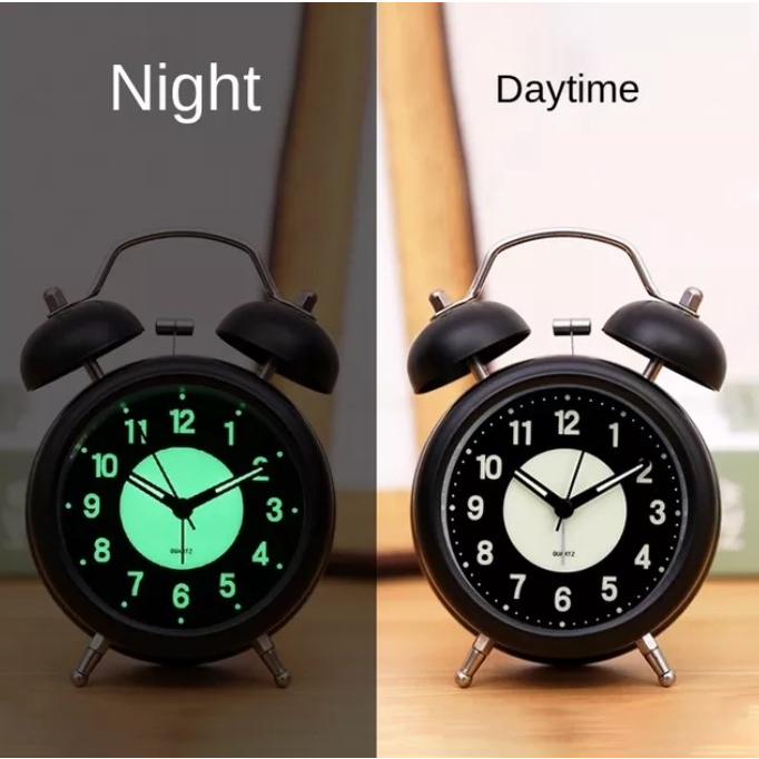 Jual JAM WEKER GLOW IN THE DARK DERING KERAS BEKER KRING SUARA BESAR ...