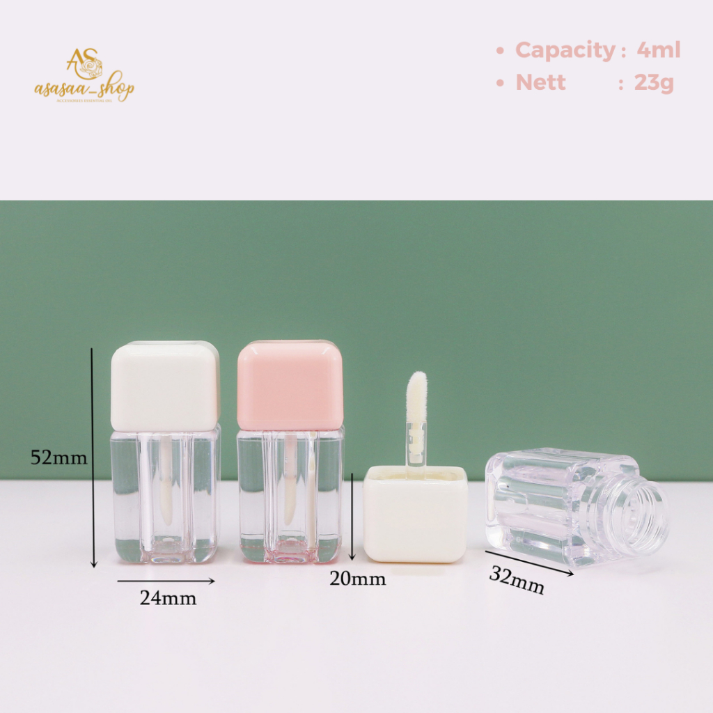 Jual 4ml Botol Lipgloss makeup kosmetik / serum lip Cream liptint lip ...