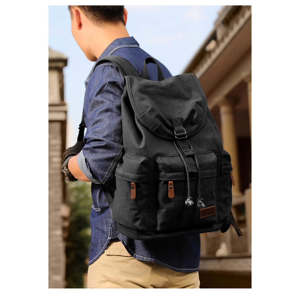 Jual Tas Ransel backpack canvas Retro Vintage Tas LapTop Kanvas 121275 ...