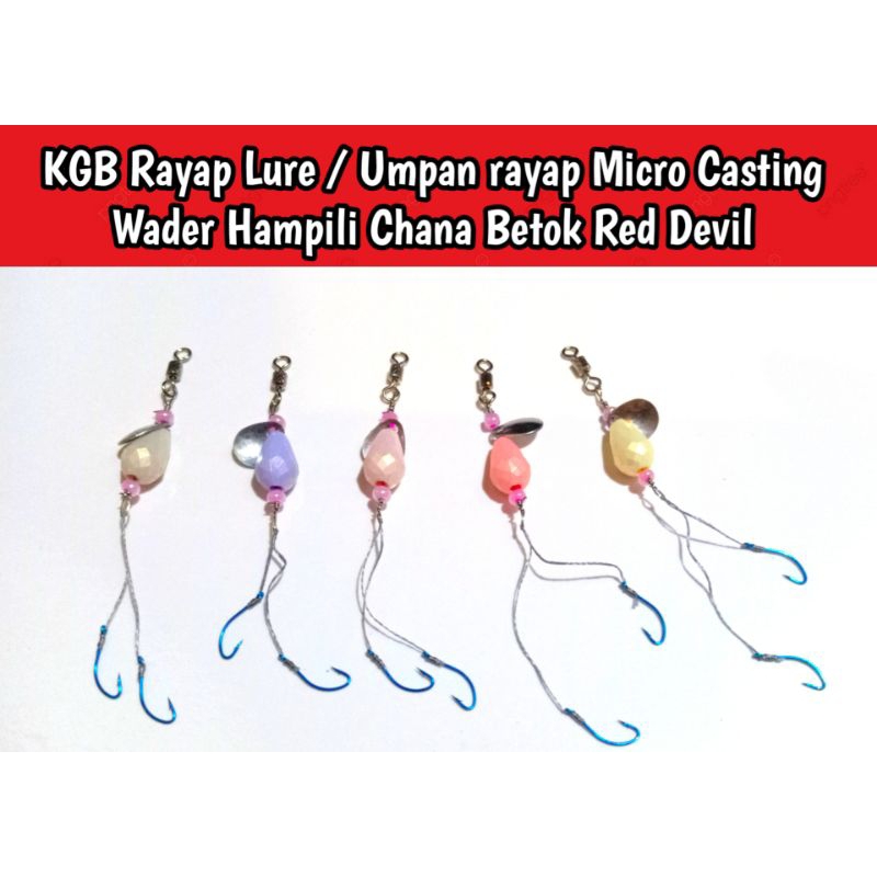 Jual Umpan Rayap micro casting umpan nila red devil betok chana Rolling ...