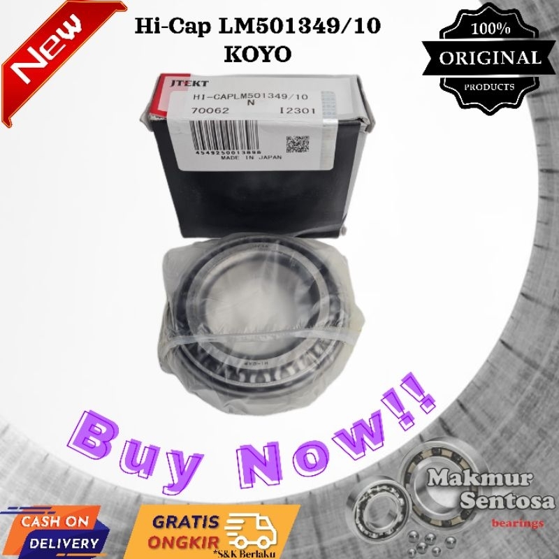 Jual LM 501349/10 Koyo Original Made in Japan - Bearing Pinion Samping ...