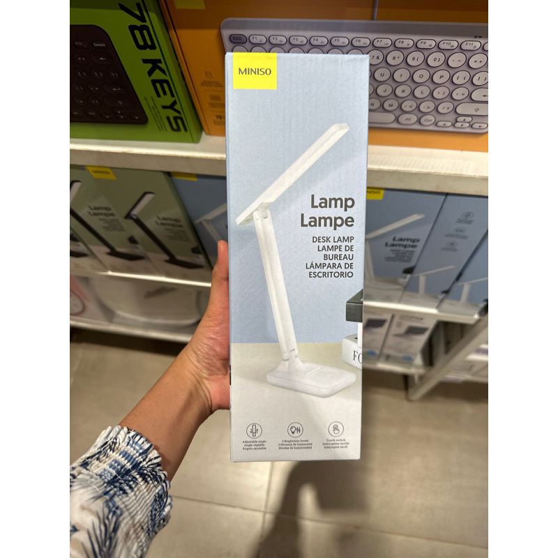 Jual LAMPU MEJA MINISO CLASSIC FOLDABLE RECHARGEABLE DESK LAMP | Shopee ...