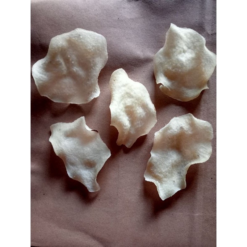 Jual keripik gadung tipis empuk/ kerupuk gadung /opak gadung 500g ...