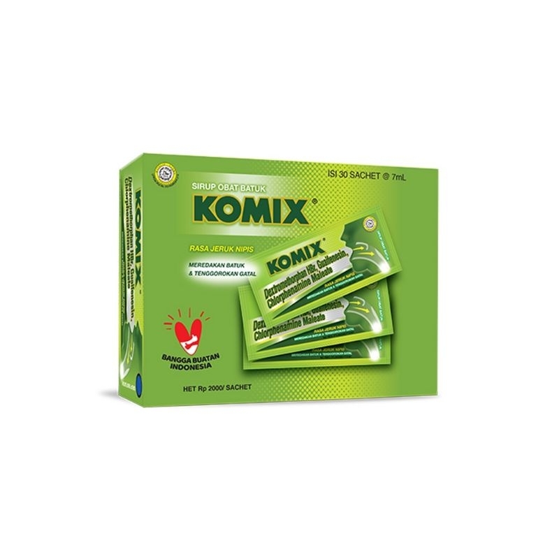 Jual Komix Jeruk Nipis 1 BOX (30 Sachets @ 7ml) | Shopee Indonesia