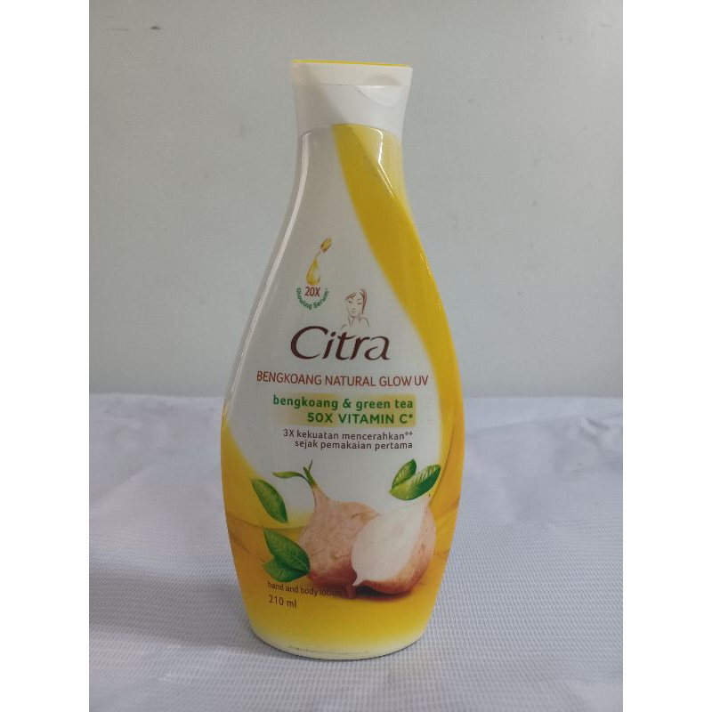 Jual Citra Body Lotion Natural Glowing White Uv 230mL | Shopee Indonesia