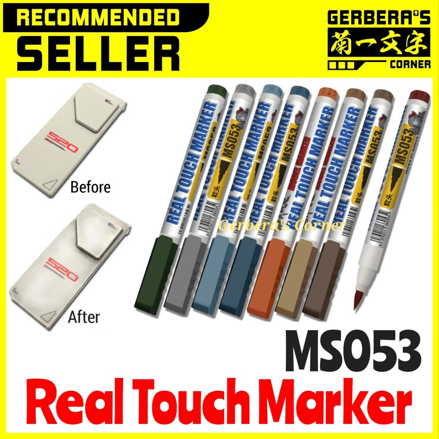 Jual Real Touch Marker MS053 Weathering Marker Gundam Model Kit ...