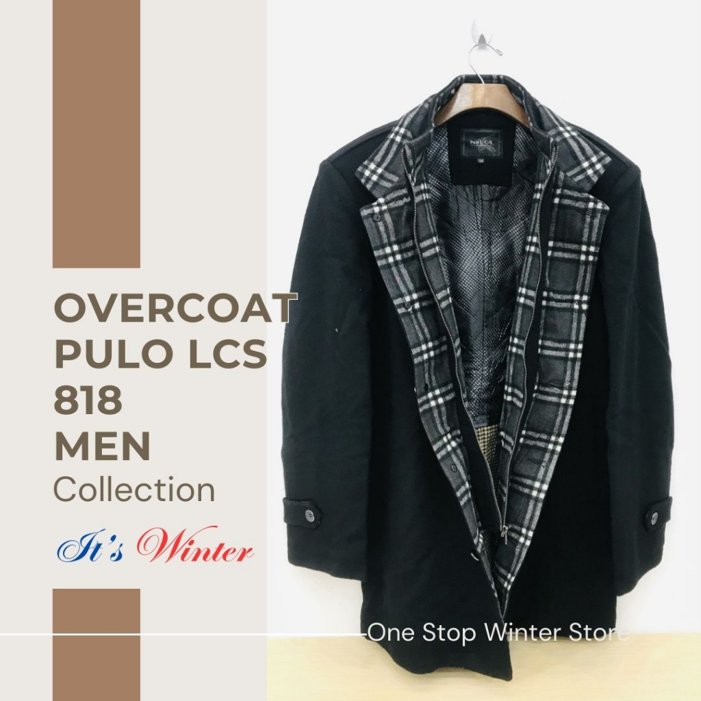 Jual Overcoat Pria Pulo LCS 818 Big Size Musim Dingin Winter Mantel ...