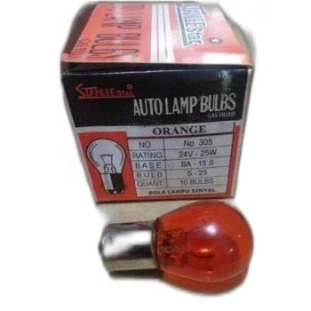 Jual STANLEE 305 ORANGE/Bohlam/Lampu Sein/Sen 24V Kaki 1/Kaki1/K1/K 1 ...