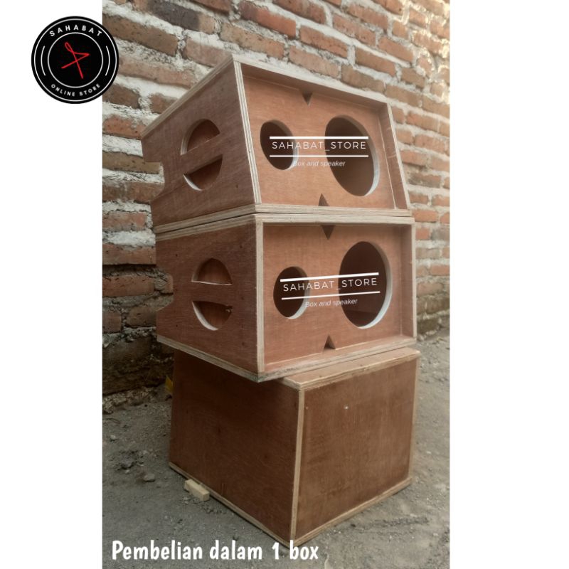 Jual Box Speaker Line Array 6 inch Single Tweeter Tebal Triplek 12 mm ...