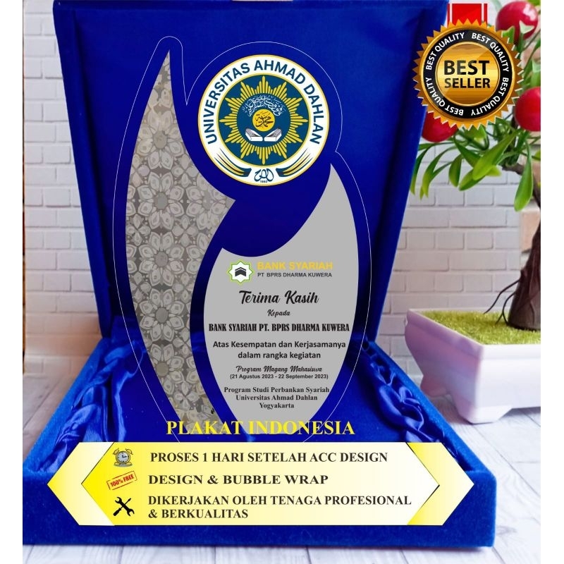Jual Plakat akrilik| Plakat akrilik custom| Plakat akrilik kkn| Plakat ...