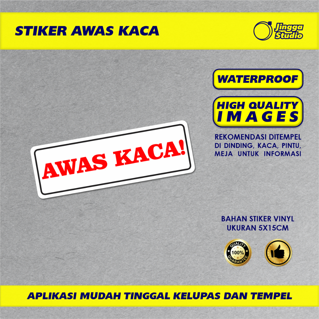 Jual Stiker Awas Kaca Toko | Shopee Indonesia