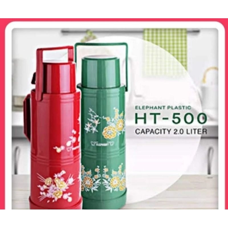 Jual termos air panas ELEPHANT HT-500 termos gajah 2lt | Shopee Indonesia