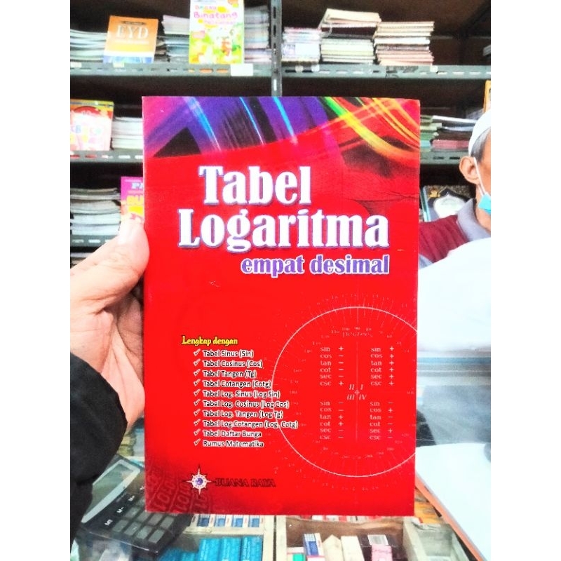 Jual Tabel Logaritma empat desimal [ original ] | Shopee Indonesia