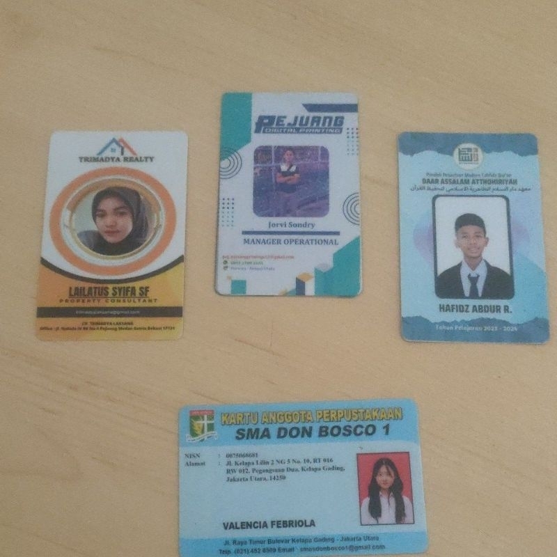 Jual ID CARD BHN PVS | Shopee Indonesia