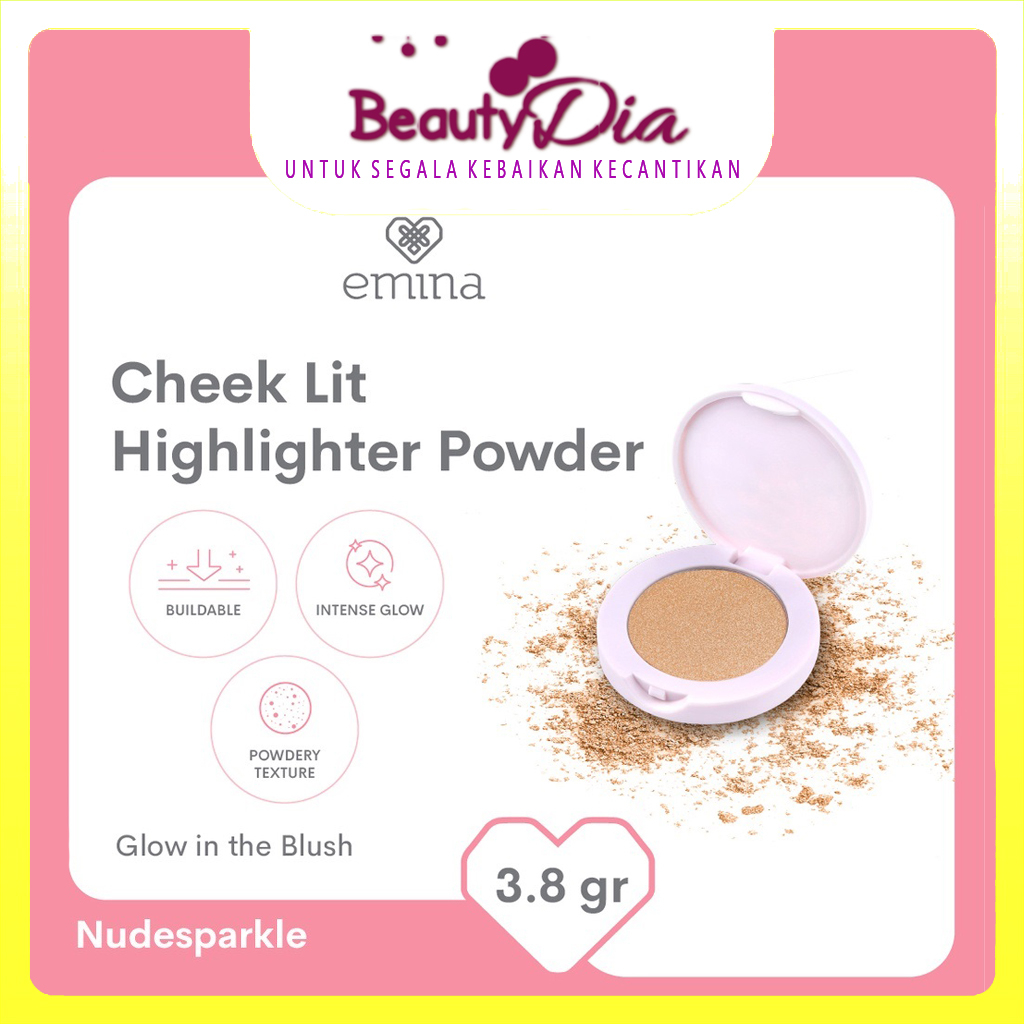 Jual Emina Cheek Lit Highlighter Powder - Nudesparkle Cocok untuk ...