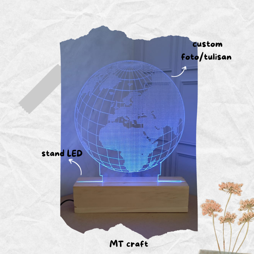 Jual AKRILIK CUSTOM, AKRILIK LED, KADO, HAMPERS ULANGTAHUN, KADO WISUDA ...