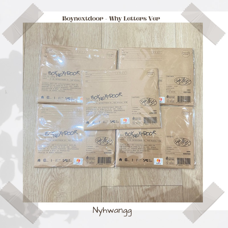 Jual BOYNEXTDOOR - WHY LETTERS VER [ready stock] | Shopee Indonesia