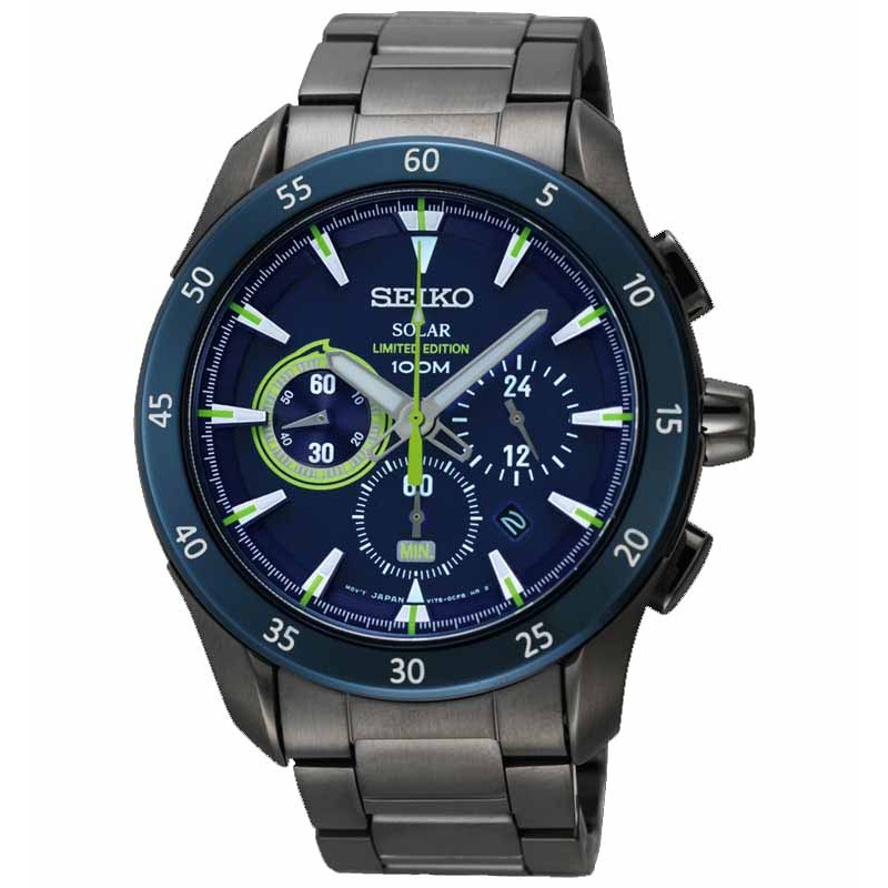 Jual Jam Tangan Seiko Tough Solar Criteria SSC185P1 Limited Edition ...