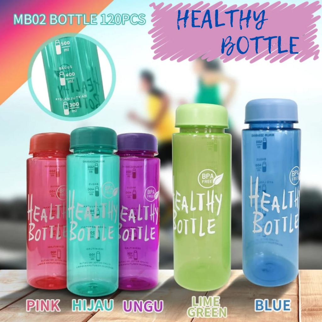 Jual Botol Minum Healthy Bottle 500ML | Botol Minum Eco-Friendly ...