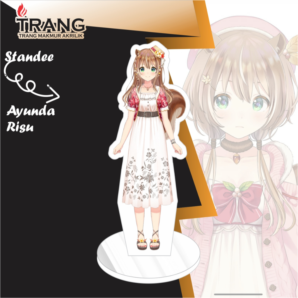 Jual Standee Figure Akrilik Ayunda Risu Hololive / Standing Action ...