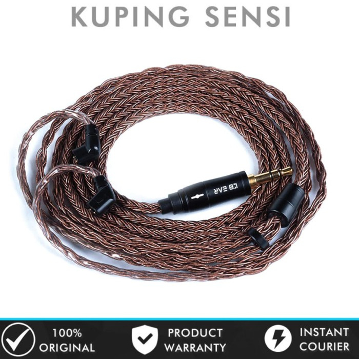 Jual KBEAR 16 Core Earphone IEM Upgrade Cable Pure Copper Kabel IEM ...
