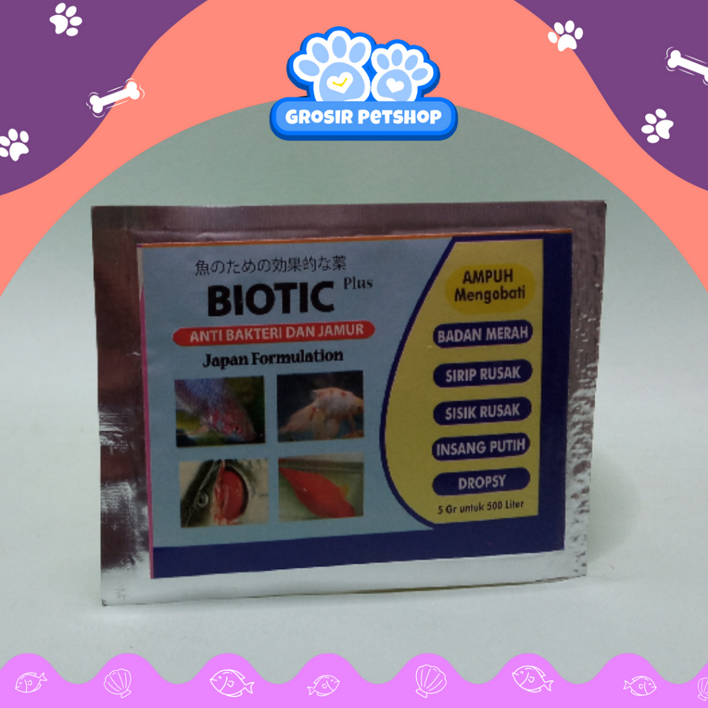 Jual BIOTIC PLUS 5GR - SERBUK ANTI JAMUR DAN BAKTERI - MENGOBATI BADAN ...