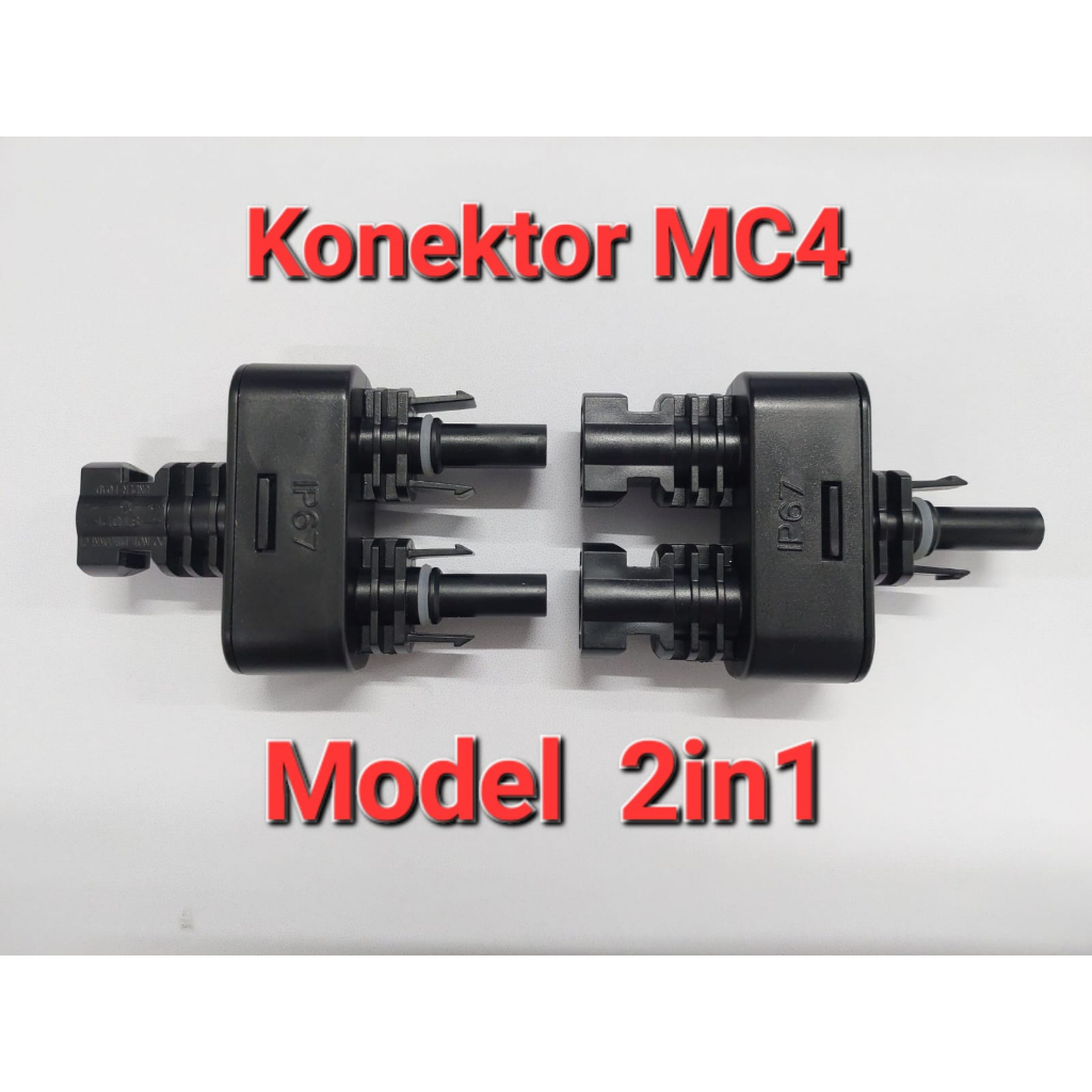 Jual Konektor Mc4 Cabang 2in1 Mc4 Connector Model T Cabang 2 Shopee