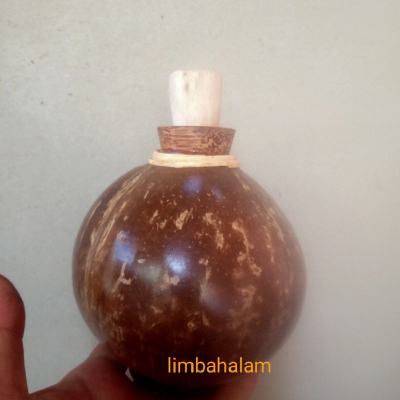 Jual Tumbler/botol batok kelapa unik jadul natural alami dari tempurung ...