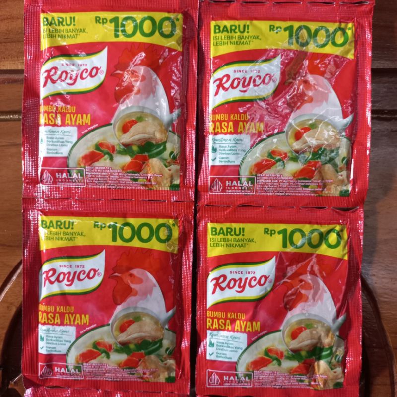 Jual Royco Kaldu Rasa Ayam 16g Renteng Kemasan 1.000 | Shopee Indonesia