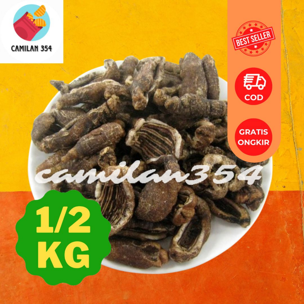 Jual [500GRAM] Kerupuk Teripang Hitam Siap Makan - 1/2KG / Keripik ...