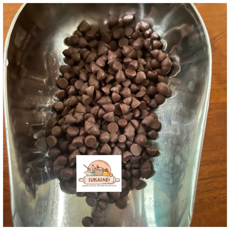 Jual Colatta chip mini dark 250gr coklat tabur compound chocolate ...