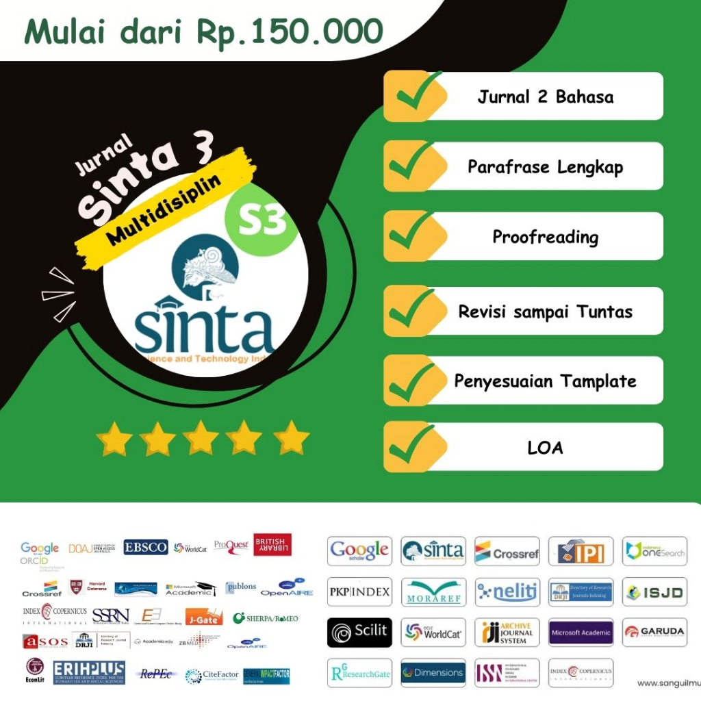 Jual SUBMIT | PUBLISH | PENDAMPINGAN | SINTA | JURNAL | Jurnal Nasional ...