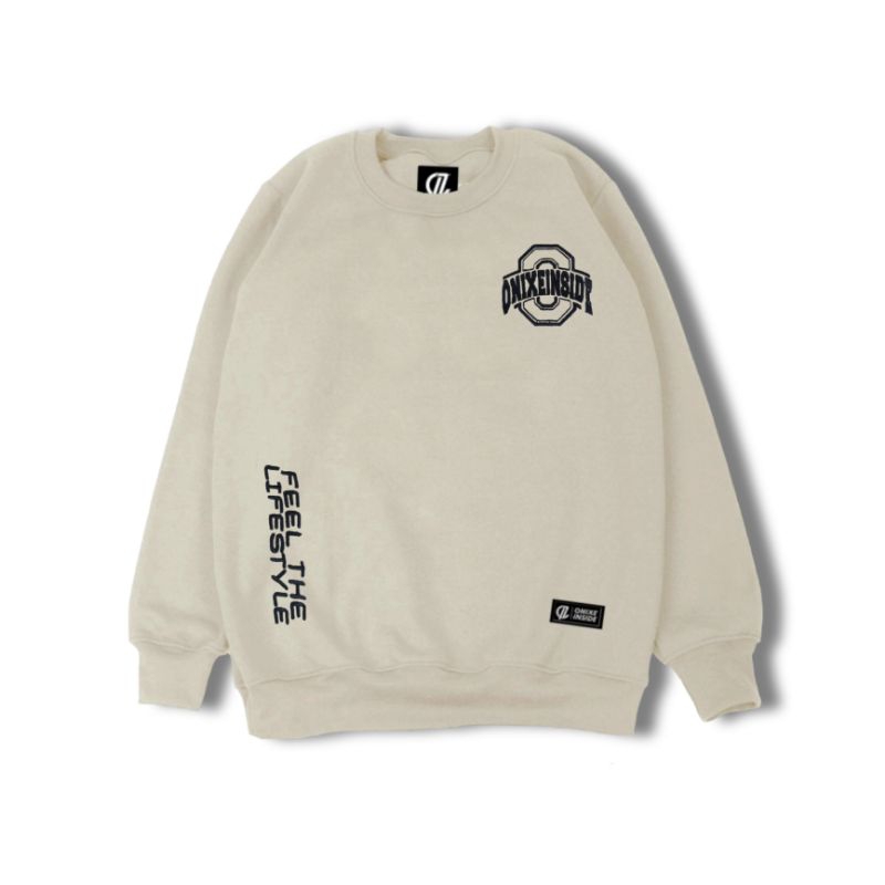 Jual Sweater Crewneck ORIGINAL ONIXE INSIDE BORDIR Pria Wanita Premium ...