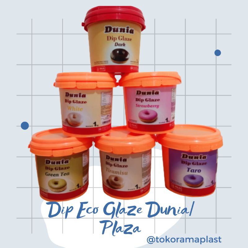 Jual Dip Glaze Eco Dunia/Plaza Repack 250gr / glaze repack / Glaze ...