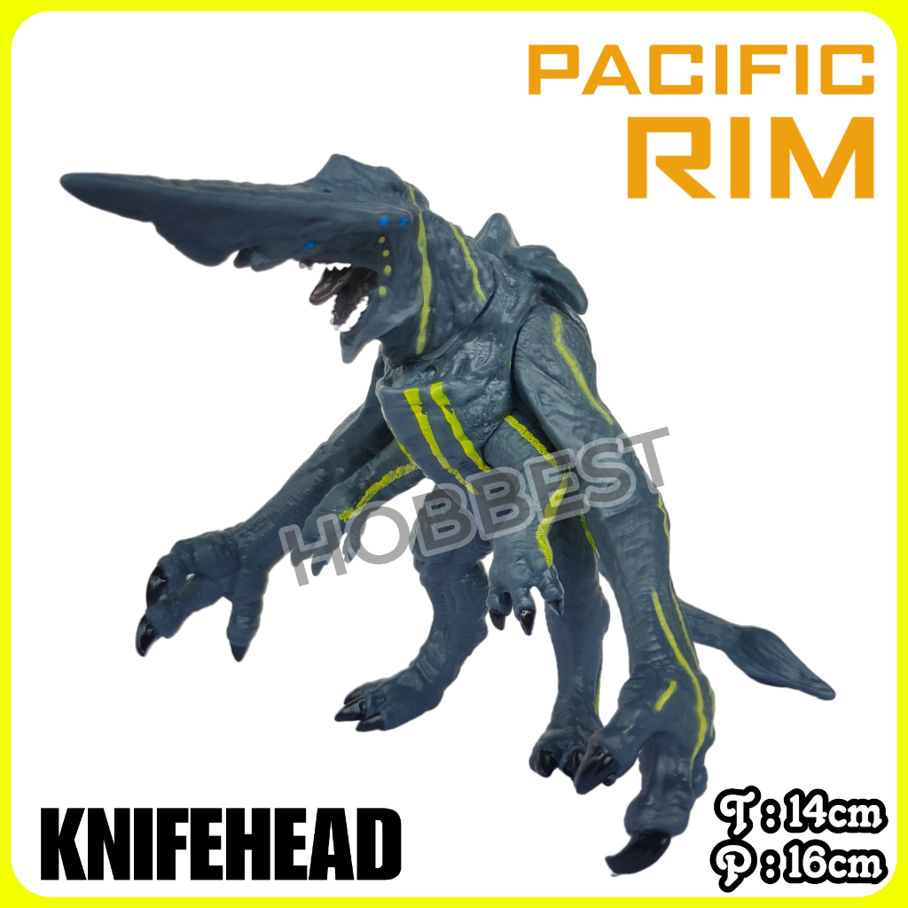Jual PACIFIC RIM : KNIFEHEAD - Action Figure Godzilla Kaiju Miniatur Pajangan Mainan Knife Head ...