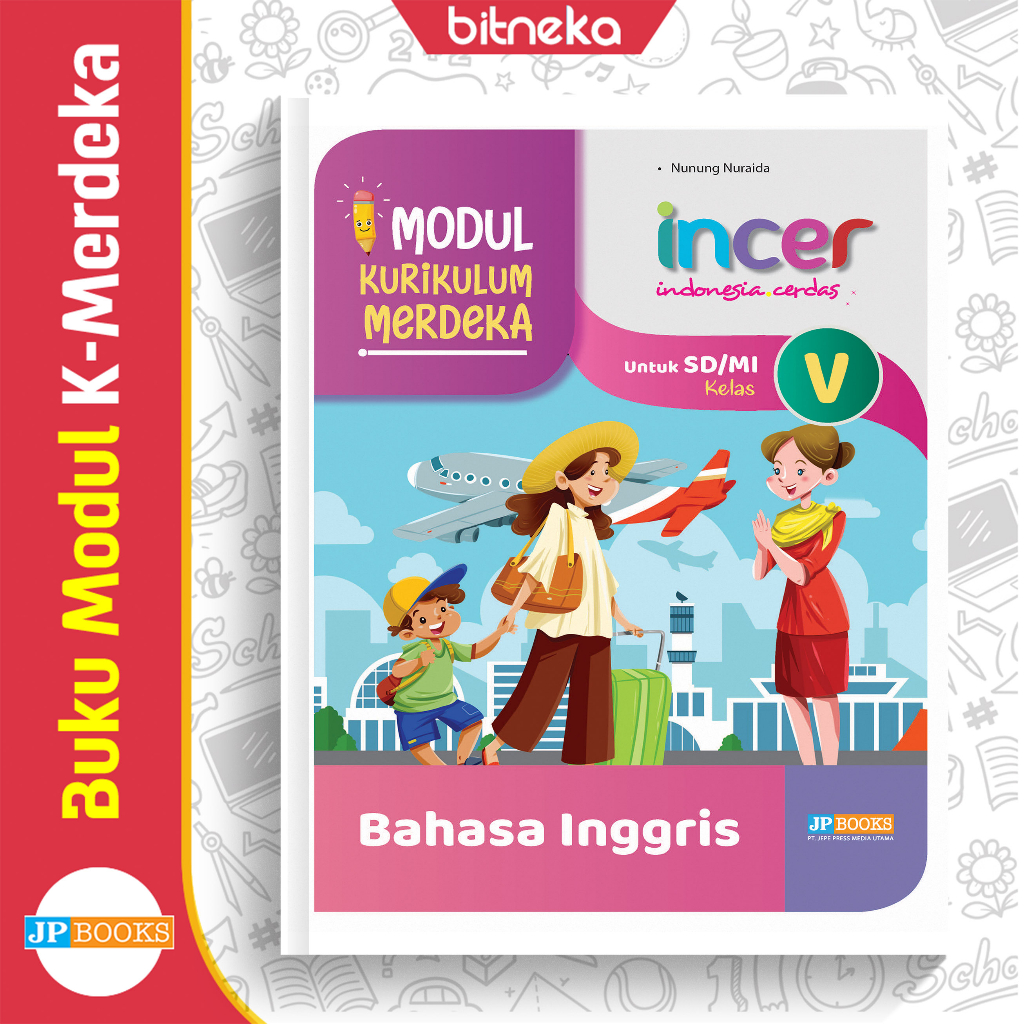 Jual Buku Modul Soal Bahasa Inggris SD/MI Kelas 5 Incer Kurikulum ...